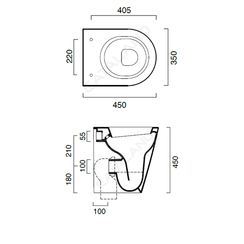 CATALANO ZERO 45 WC SOLJA 1VP4500 - UniBG